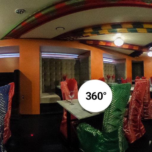 Another shot of the interior at the Funky Indian Tapas Restaurant in ...