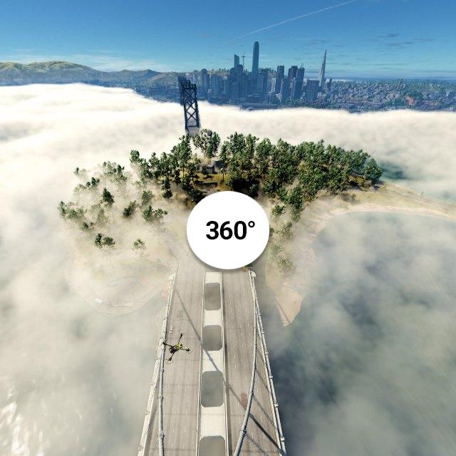 Watch_Dogs 2 - San Francisco Bay (with fog)
