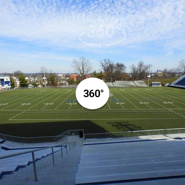 Reitz Bowl Evansville, IN 50 Yard Line Press Box Mike Fetscher Photo