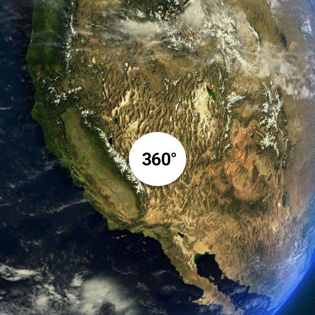 California, seen from space. Cover image for 30 Miles North...