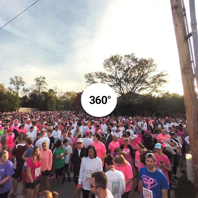 Liz Hurley 5K Ribbon Run - Fight Against Breast Cancer Octobe...