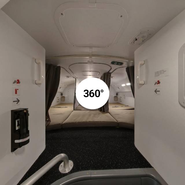 Boeing 787-8 Dreamliner - Rear crew rest compartment The plane (SP-LRA) be.