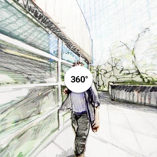Experiment with drawing 360