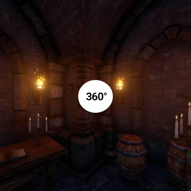 A castle corner in We Were Here Too.