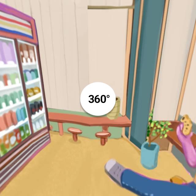 360° Visual Reality Digital Painting