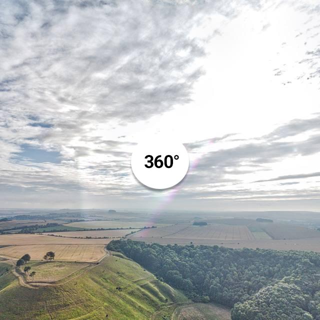Roundway Down Iron Age Hill Fort, Devizes, UK