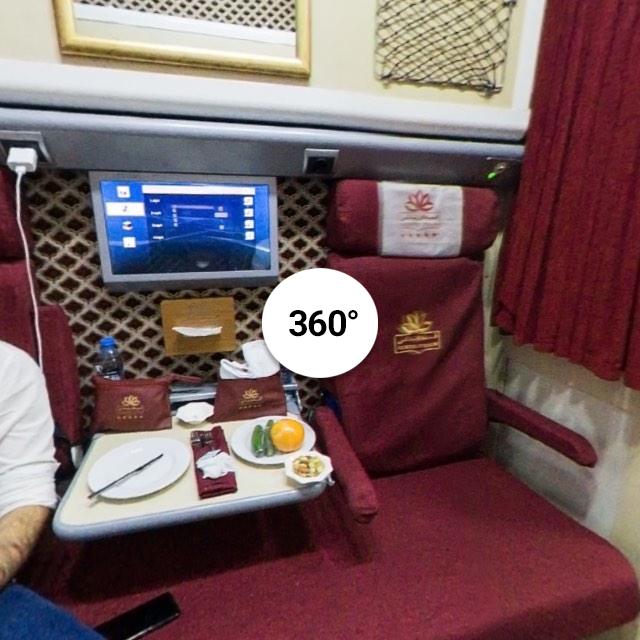 Iranian night train of Raja Rail Zendegi Tehran Mashhad