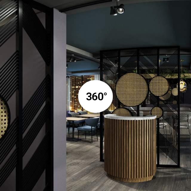 Boutique Hotel - Mezzanine Restaurant Entrance