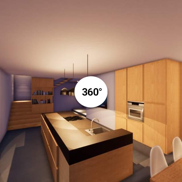SAXONY HOUSE: 360Âº NightView 04 Architectural 3d Design fo...