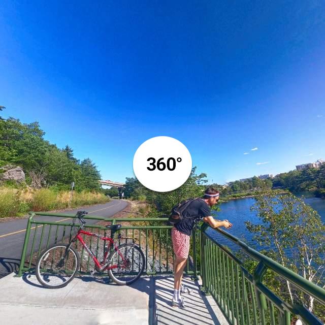 The Chain of Lakes Trail in Halifax, Nova Scotia. For more in...