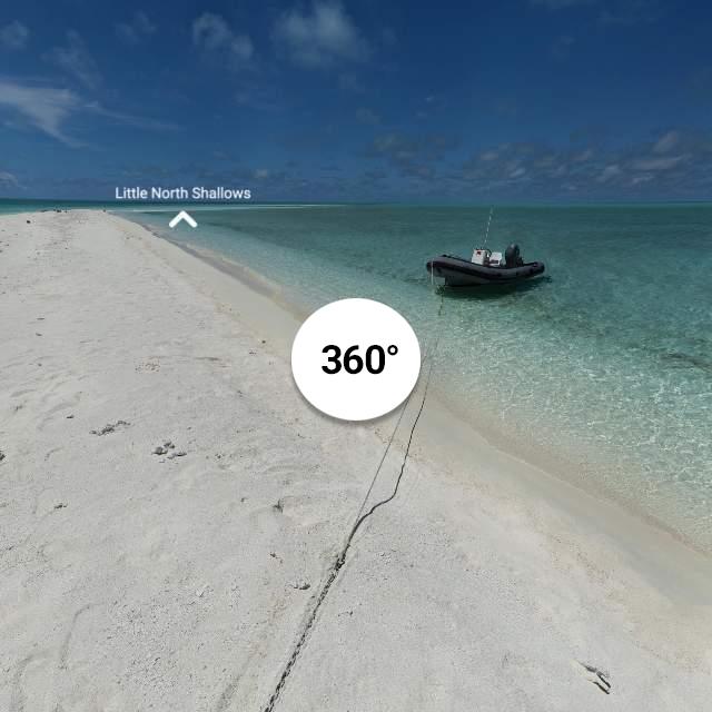 Anchored on Little North Island Pearl and Hermes Atoll