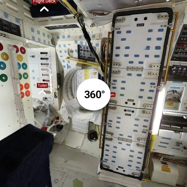 Mid-Deck Space Shuttle Discovery Kennedy Space Center