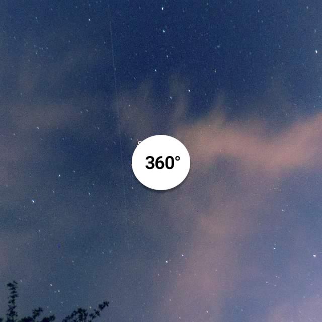 Starlink satellite passing overhead