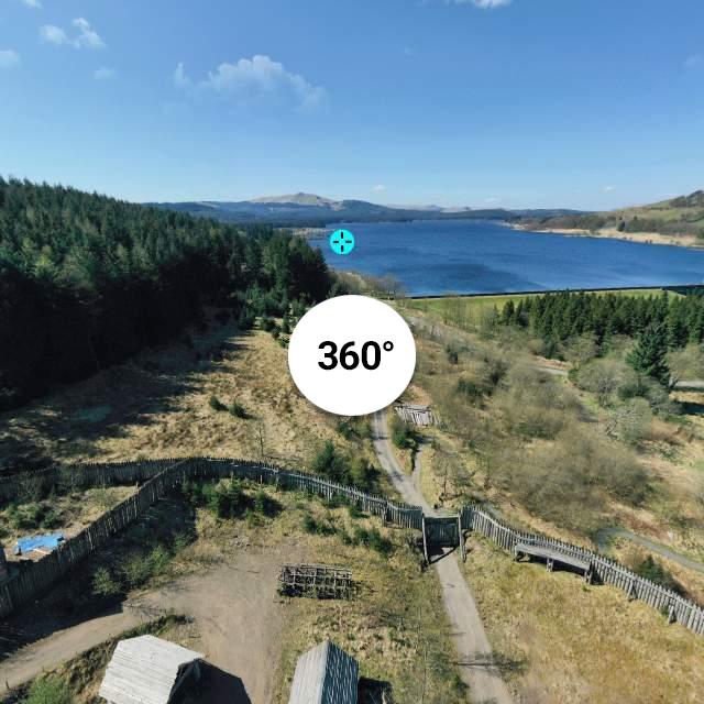 Duncarron Fort at Carron Valley in Stirlingshire, Scotland.