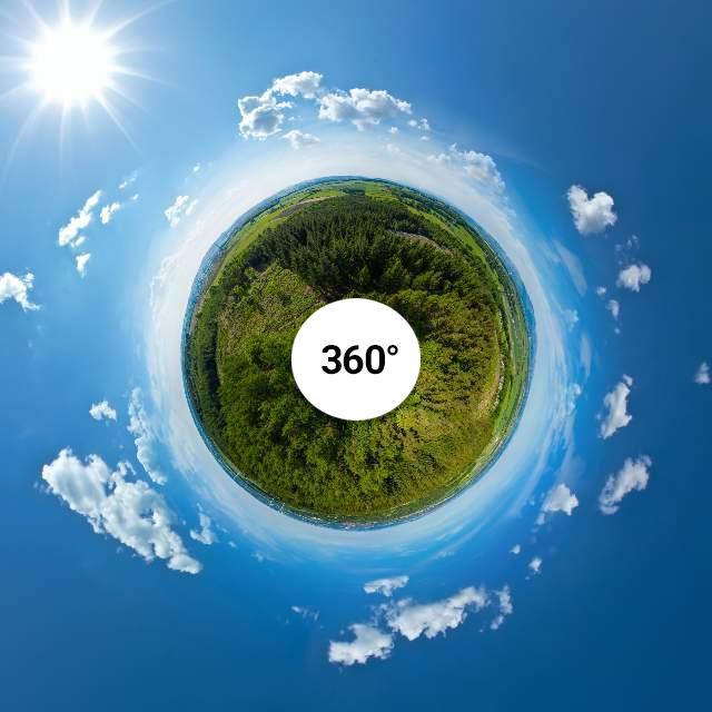 Above the ancient Tappoch Broch at Torwood near Larbert in the Falkirk area