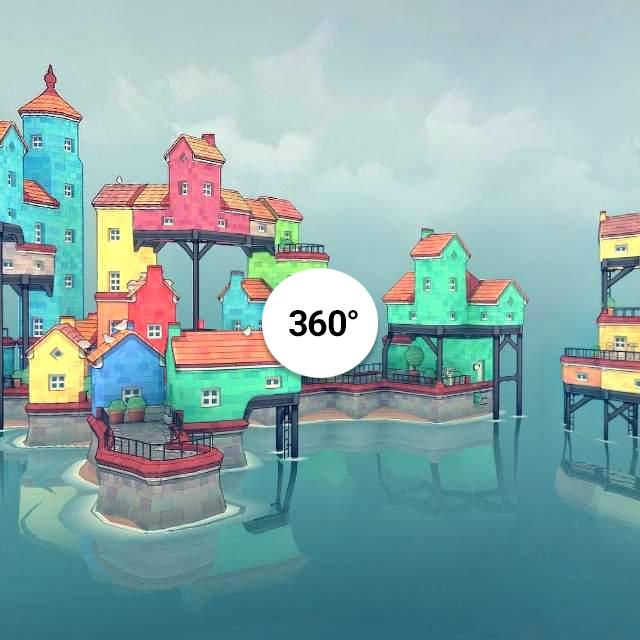 Townscape Panorama created with images created using townscap...