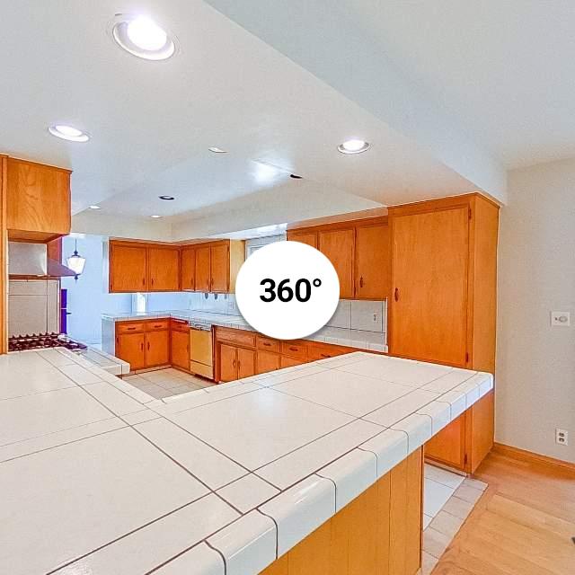 Kitchen Counter and Dining room