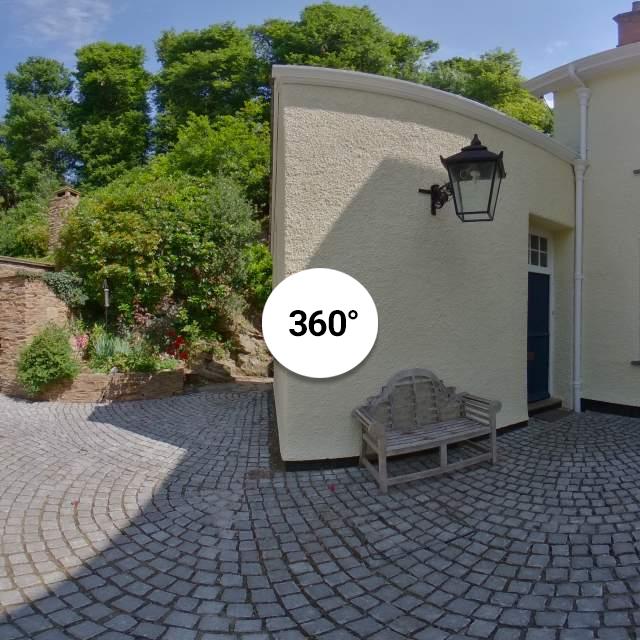 Courtyard with Hot Tub