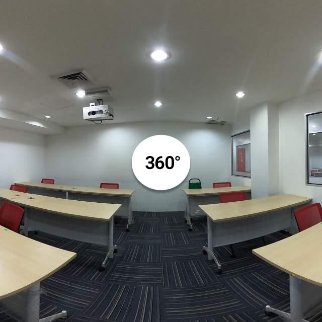 3f classroom beside walkway