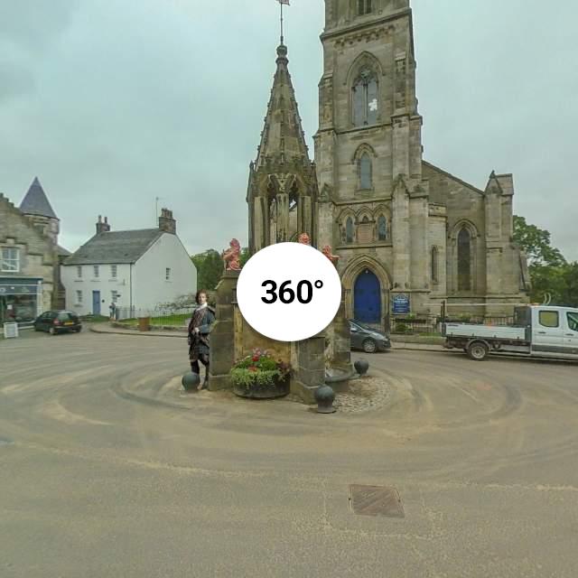 Falkland in Fife - used in Outlander as a filming location for Inverness.