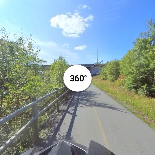 The Chain of Lakes Trail in Halifax, Nova Scotia. Map & detai...