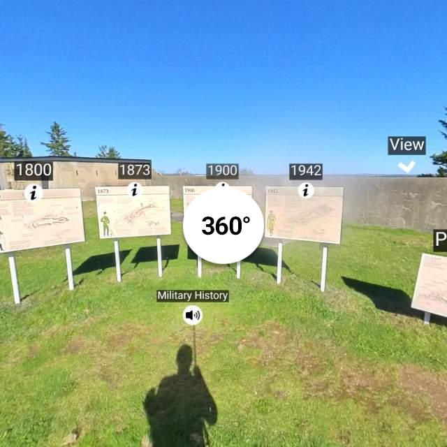 Info Panels. York Redoubt National Historic Site in Halifax,...