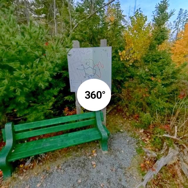 Posted Map - Hemlock Ravine Park in Halifax, Nova Scotia. Map...
