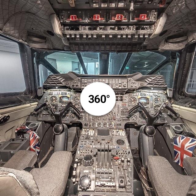AEROSPACE BRISTOL CONCORDE - Cockpit Vu360 had the aweso...