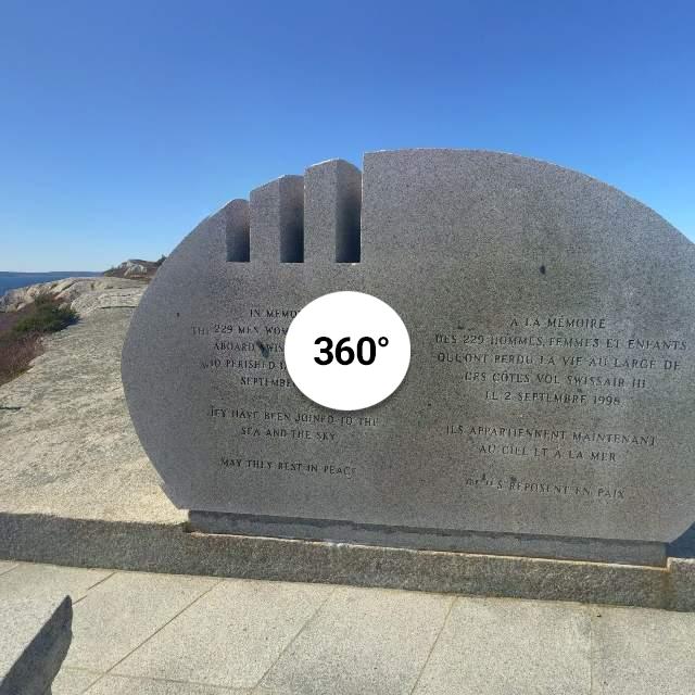 Swissair Flight 111 Memorial. Peggy's Cove in Halifax, N...