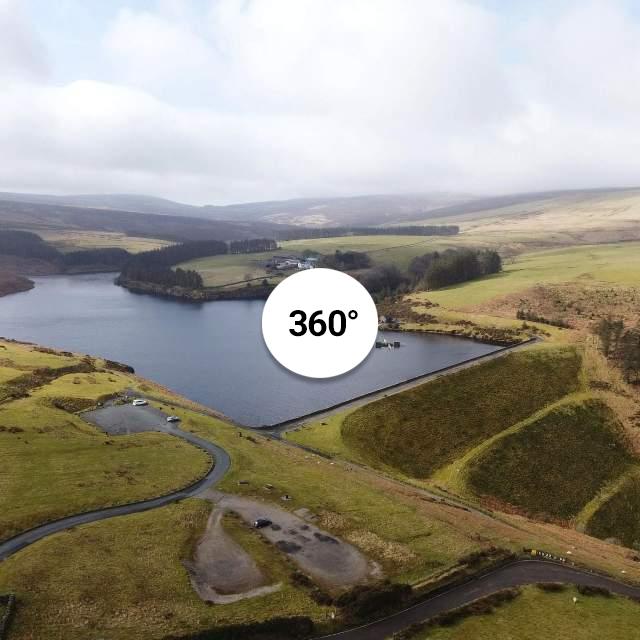 Sulby Reservoir, Isle of Man. March 2021 DJI Mini 2 of Man