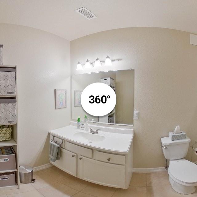 Interior lower level bathroom