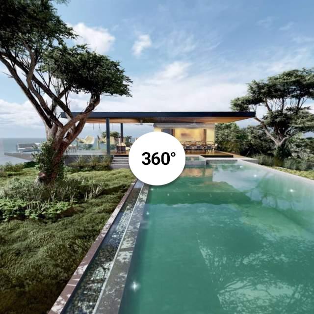 Acceso - Sea Cliff House SUMA arquitectos Render: www.bertely.net