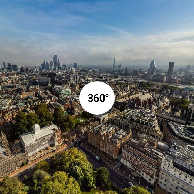London aerial view - captured in full compliance with air rest...