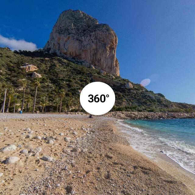 Calpe, Cala el Racò en diciembre 2021