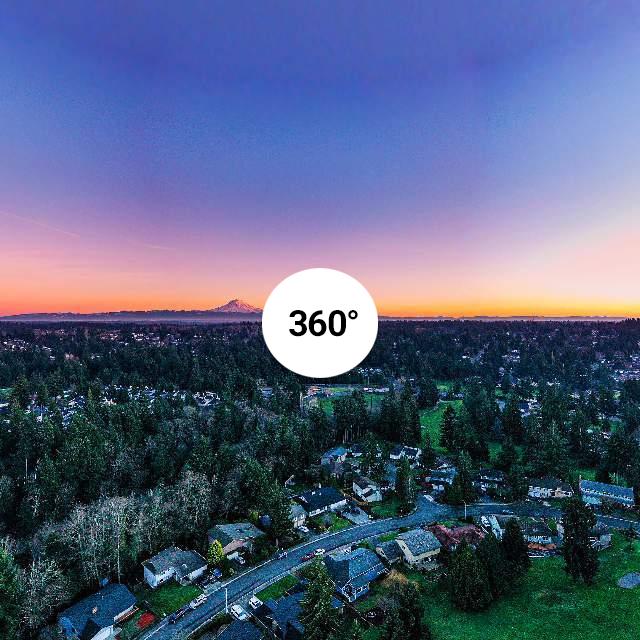 SUnset from 300 feet.