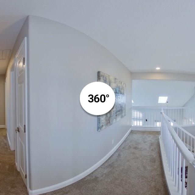 Upper level front hallway