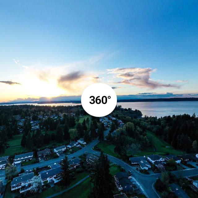 Sunset Front yard April 15, 2022 If you look close you can see...