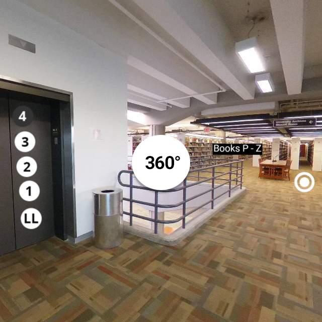 Ekstrom Library Fourth Floor