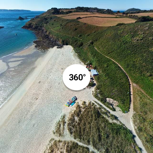 Shell Beach, Herm. Sunday AM