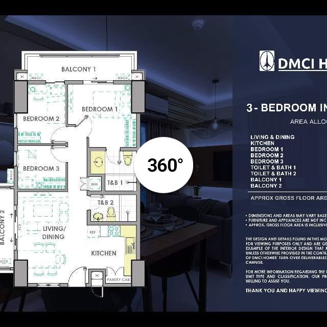 Prisma Residences 3BR Model Unit
