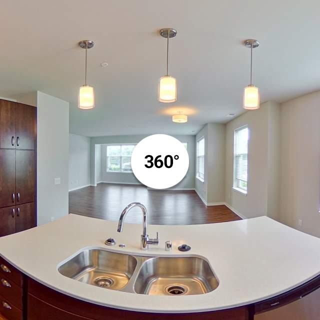 Kitchen - Drexel Ridge Apartments - Floor Plan 3A - 3B-2BA