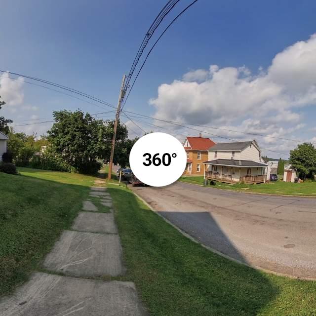View from the sidewalk