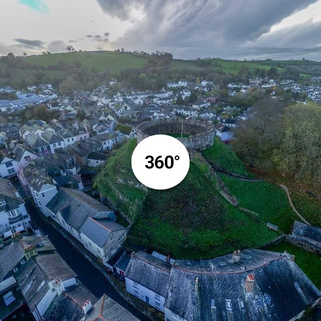 Totnes Castle is one of the best preserved examples of a Norma...