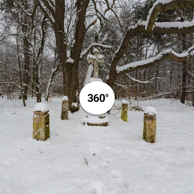 Zające, Bruśnieński krzyż, Zające, to nieistniejący prz...