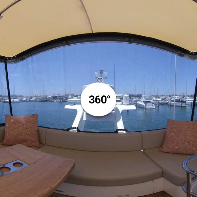 Flybridge Aft - shades on