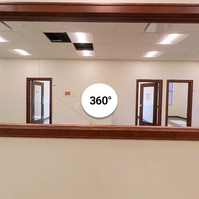 Dean's suite reception area. First floor, west wing, south side.