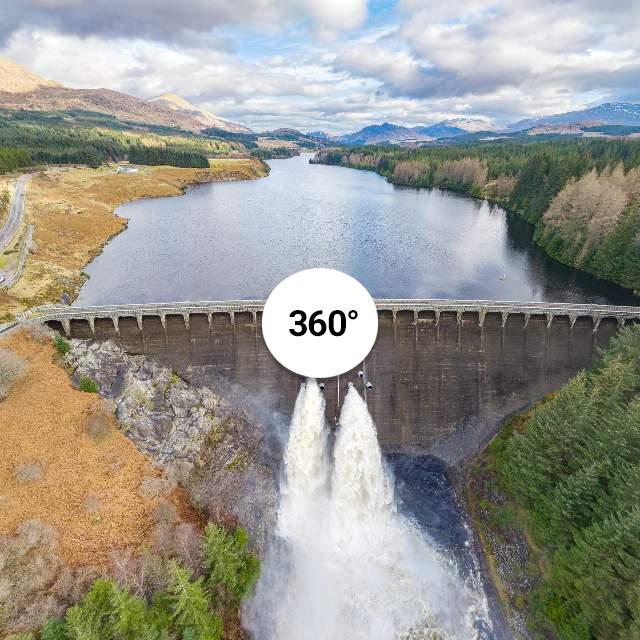Laggan Dam, Roy Bridge (River Spean) Scotland, UK. (furthe...