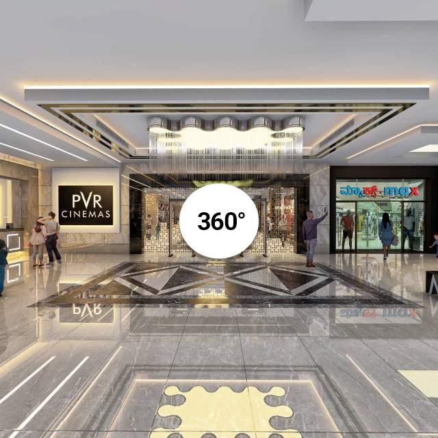 Machilipatnam PVR Cinemas Lobby 360° Rendering: BERTELY 3D...