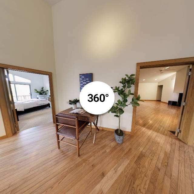 Entry to Master Bedroom and Media Room