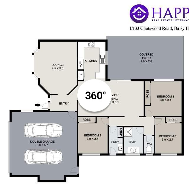 1/133 chatswood road, daisy hill qld 4127 floor plan